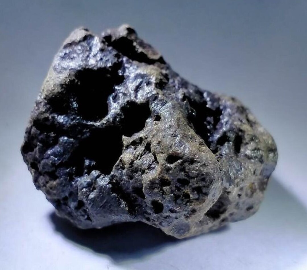 Lunar Achondrite Meteorite Vesicular Ilmenite Basalt With Nice Remains ...