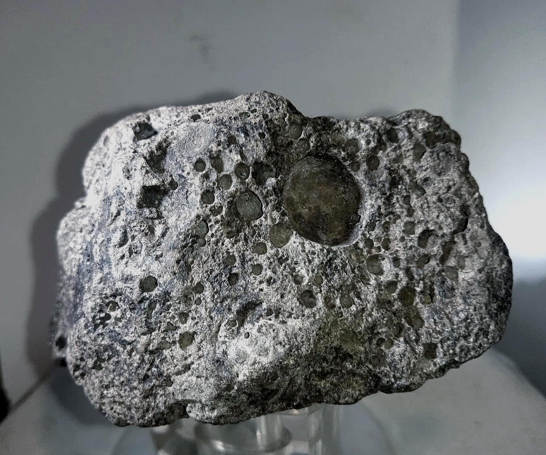 Large Achondrite Meteorite, Lunar Basalt, Crystalline Vesicular, Rich ...