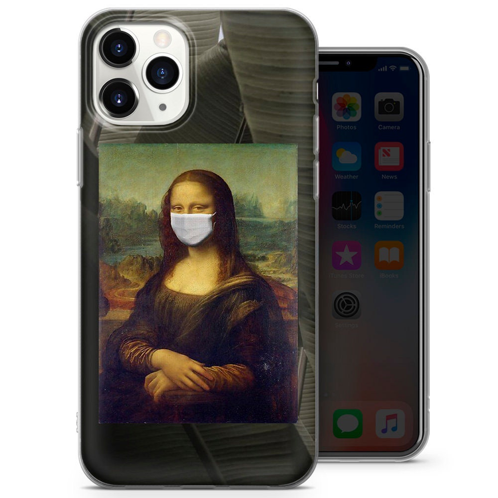 Mona Lisa Meme Phone Case Art Meme Cover for iPhone 14, 13, 12, 11pro ...