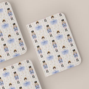 Nutcracker Ballet Christmas Seamless Pattern, Hand-painted Watercolor ...