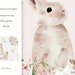 Watercolor Bunny Rabbit Digital Paper, Easter Seamless Pattern, Spring ...