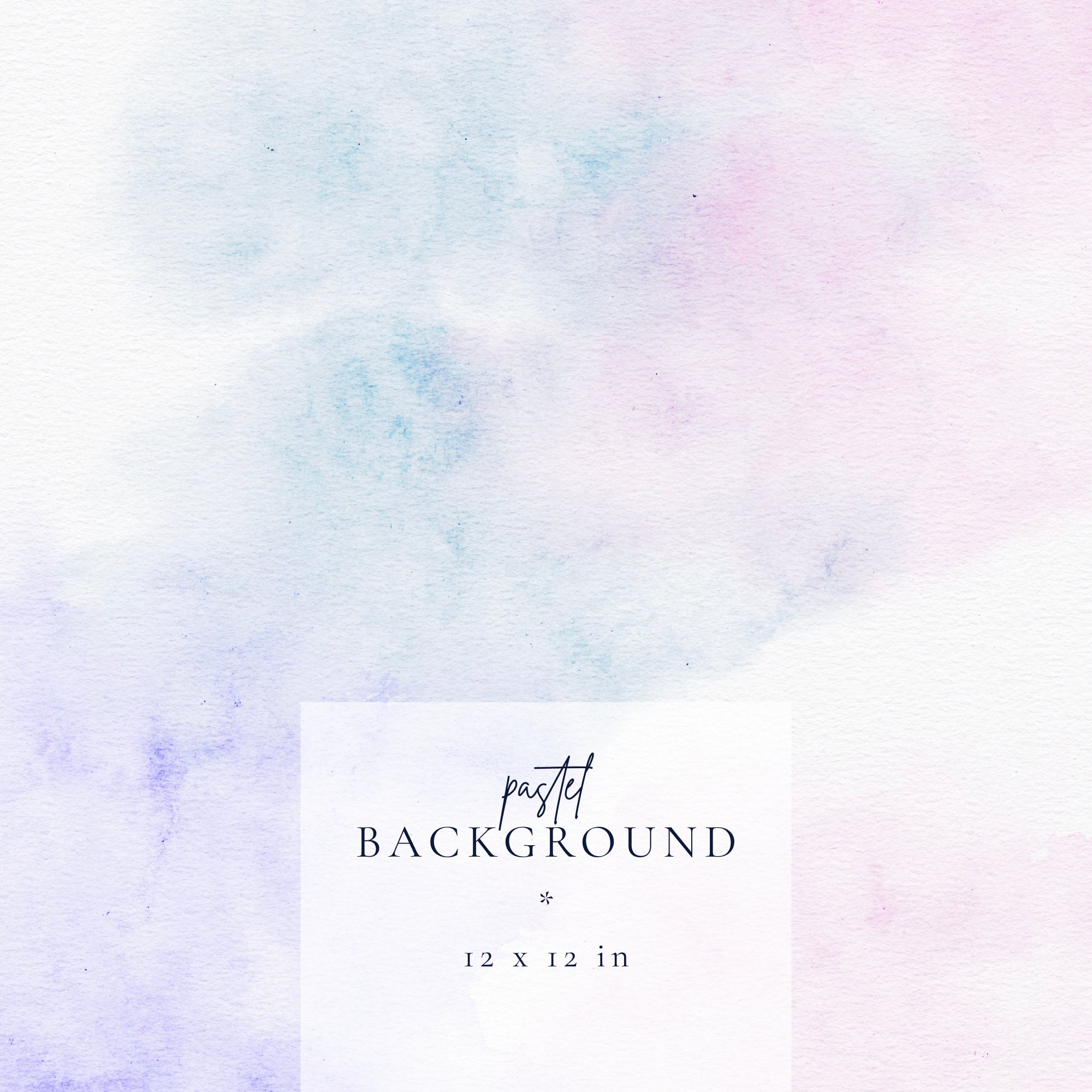 Pastel Watercolor Digital Background Clip Art, Watercolor Paper Texture ...