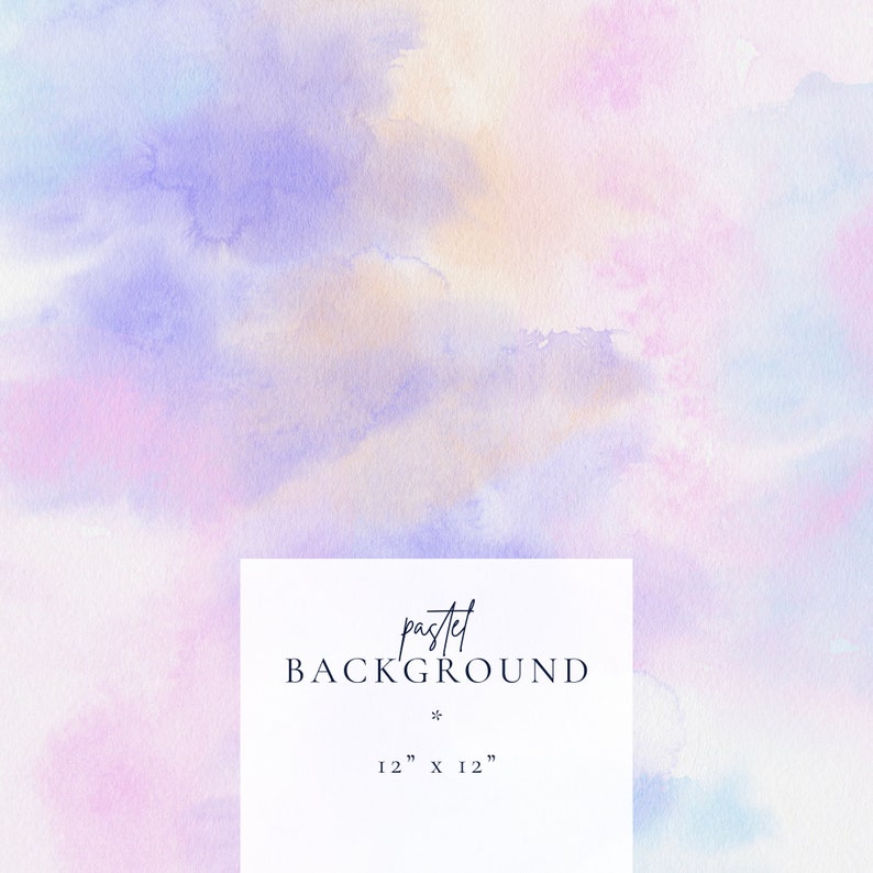 Colorful Watercolor Digital Background Clip Art, Watercolor Paper ...