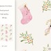 Christmas Seamless Pattern, Pastel Pink Watercolor Christmas Seamless ...
