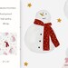 Snowman Seamless Pattern, Christmas Winter Holiday Digital Paper, Cute ...