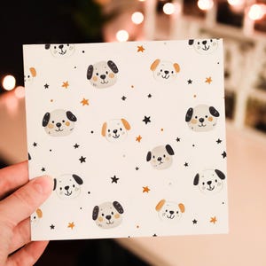 Cute Watercolor Dogs Seamless Pattern, Pet Portrait Repeat Design, Dog ...