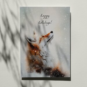 Watercolor Winter Woodland, Christmas Card Set, Elegant Holiday Card ...