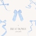 Blue Bow Watercolor Clipart, Blue Ribbon Png, Baby Boy Clipart, Wedding ...