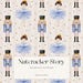 Nutcracker Ballet Christmas Seamless Pattern, Hand-painted Watercolor ...