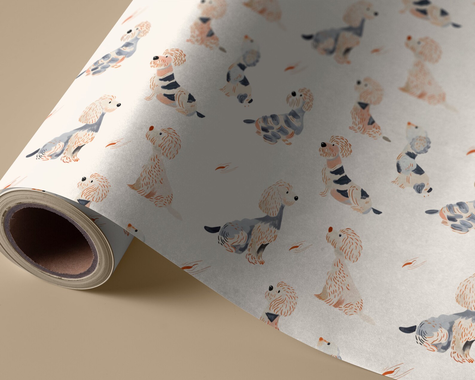 Dogs Seamless Pattern, Funny Dog Digital Paper, Quirky Dog, Dog Lovers ...