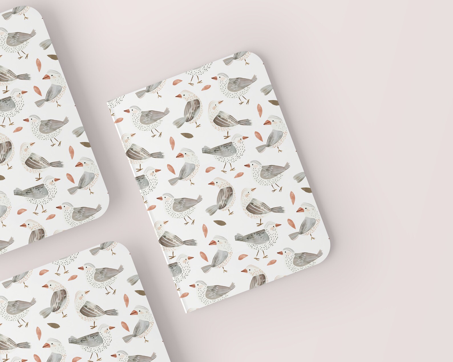 Whimsical Seagull Digital Paper Seamless Pattern for Scrapbooking ...