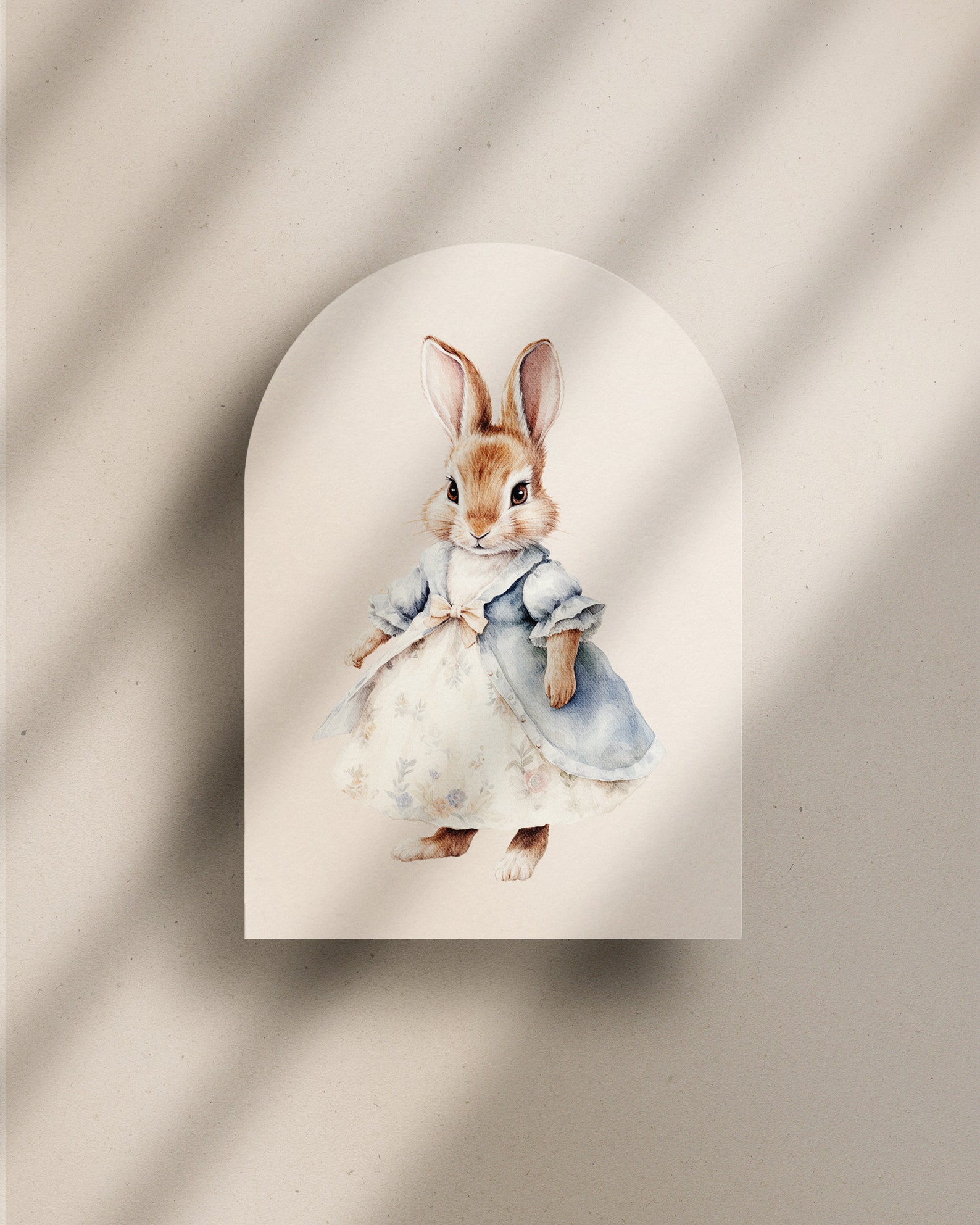 Watercolor Bunny Rabbit Clipart, Baby Girl Clipart Png, Bunny Nursery ...