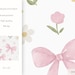 Watercolor Pink Bow Daisy Pattern, Cute Floral Seamless Digital Paper ...