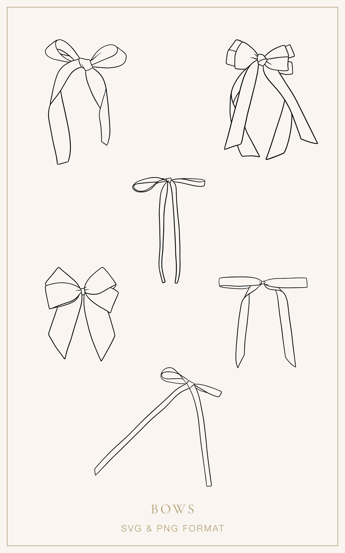 Line Bow Svg Clipart, Bow Png Collection, Baby Girl Clipart, Baby Boy ...