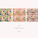Colorful Abstract Landscape Seamless Pattern, Vibrant Scenery ...