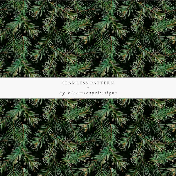 Dark Pine Wallpaper - Etsy