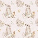 Watercolor Bunny Rabbit Digital Paper, Easter Seamless Pattern, Spring ...