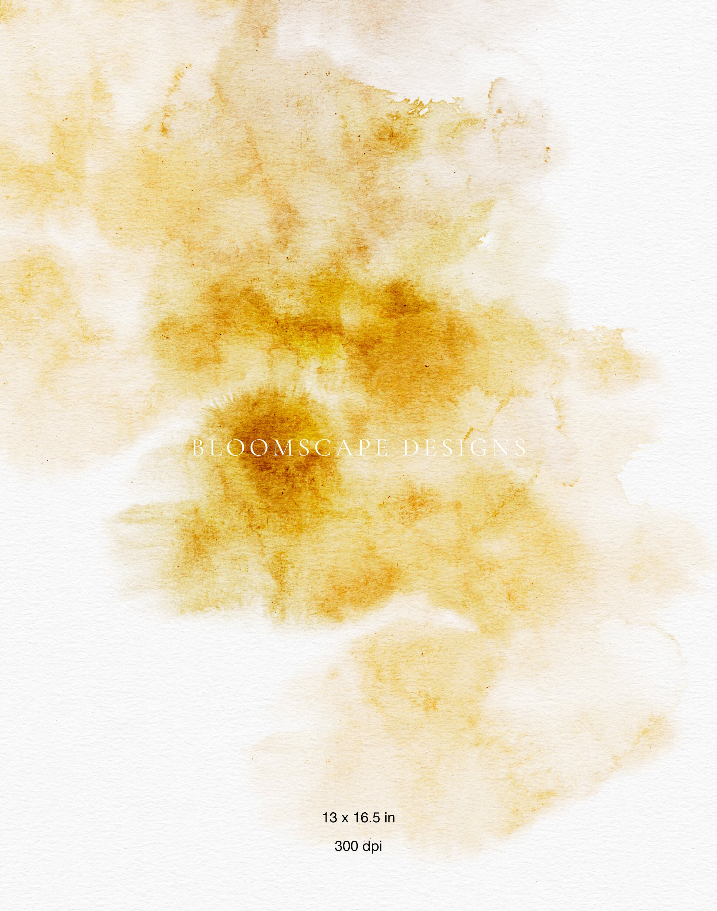 Watercolor Background Digital Clip Art, Gold Watercolor Splatter, Gold ...