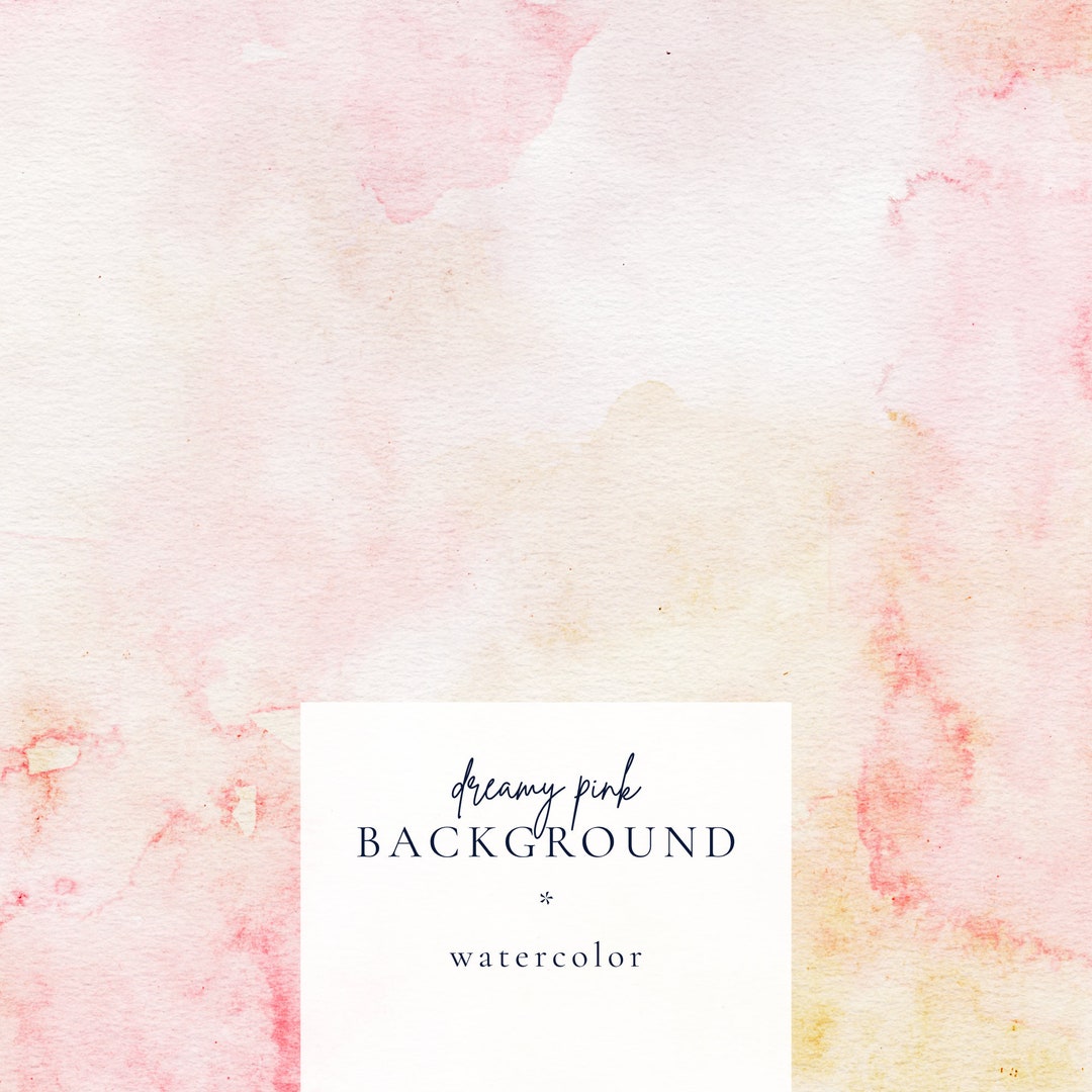 Pastel Pink Watercolor Digital Paper, Watercolor Texture, Logo ...