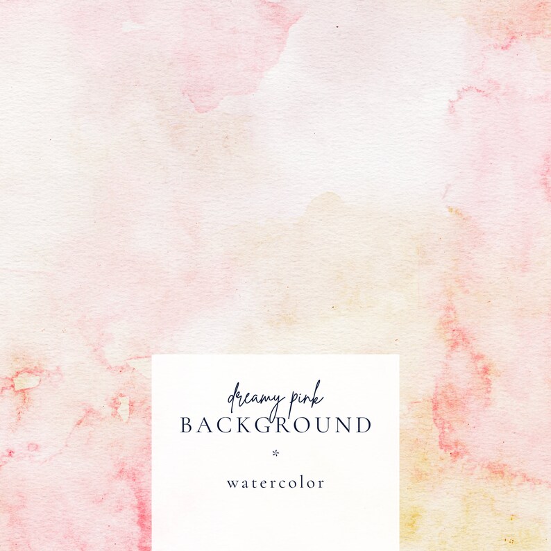 Pastel Pink Watercolor Digital Paper, Watercolor Texture, Logo ...