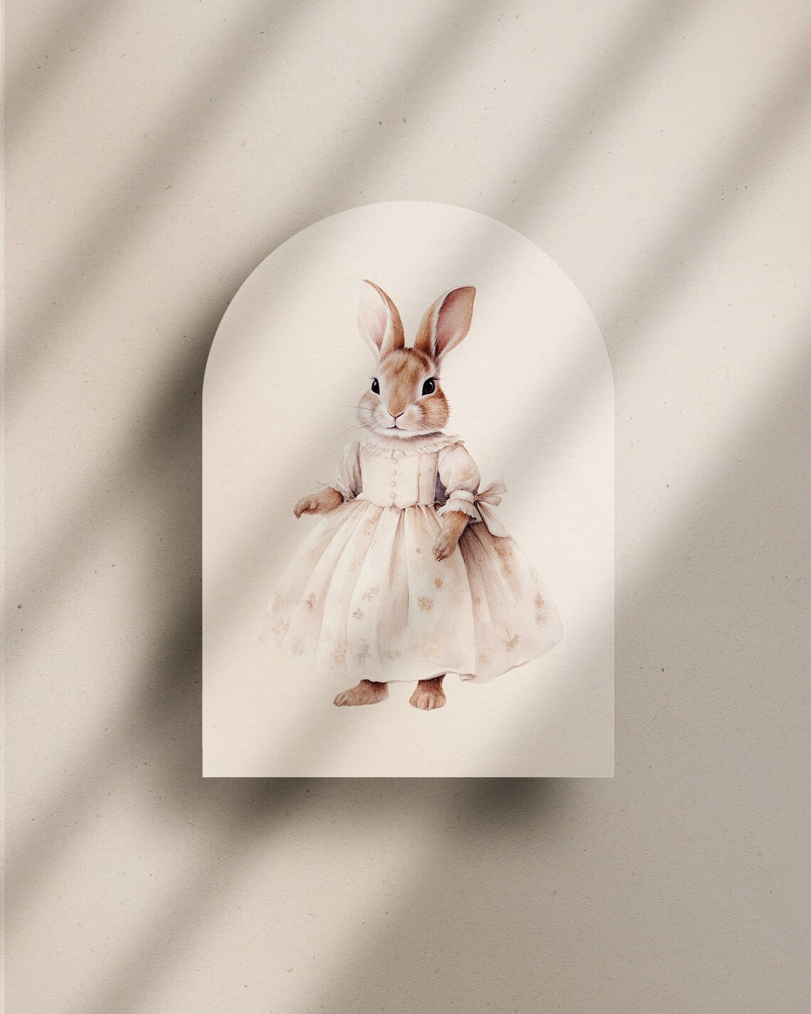 Watercolor Bunny Rabbit Clipart, Baby Girl Clipart Png, Bunny Nursery ...