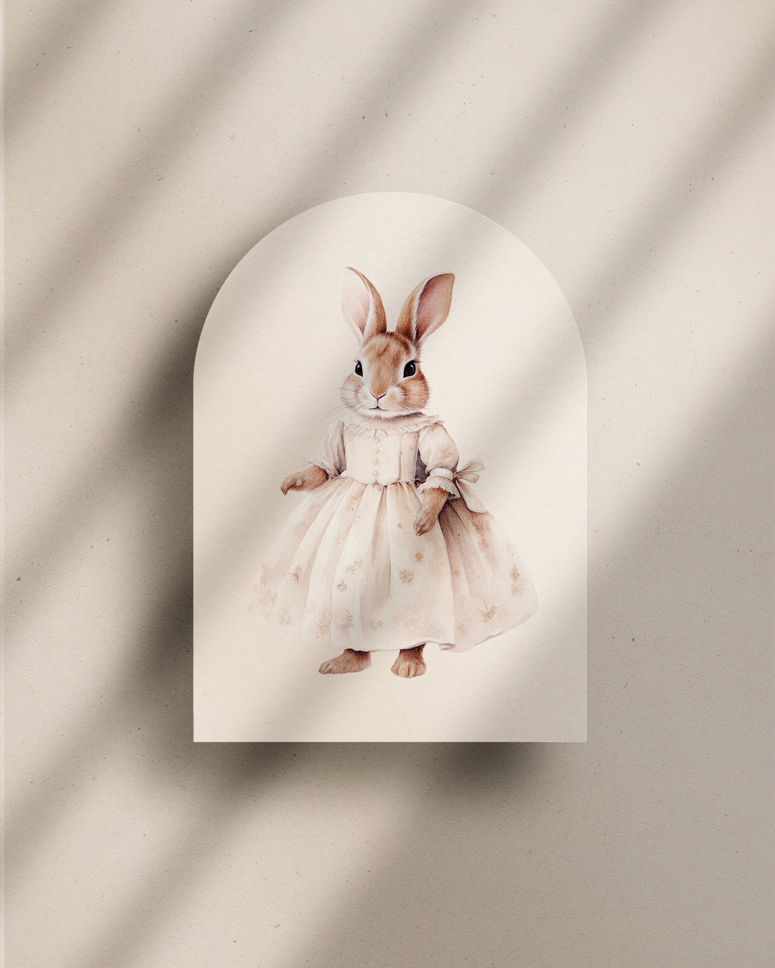 Watercolor Bunny Rabbit Clipart, Baby Girl Clipart Png, Bunny Nursery ...