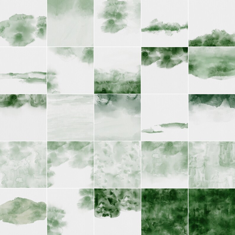 Green Watercolor Splash Background Clip Art, Watercolor Digital Paper ...