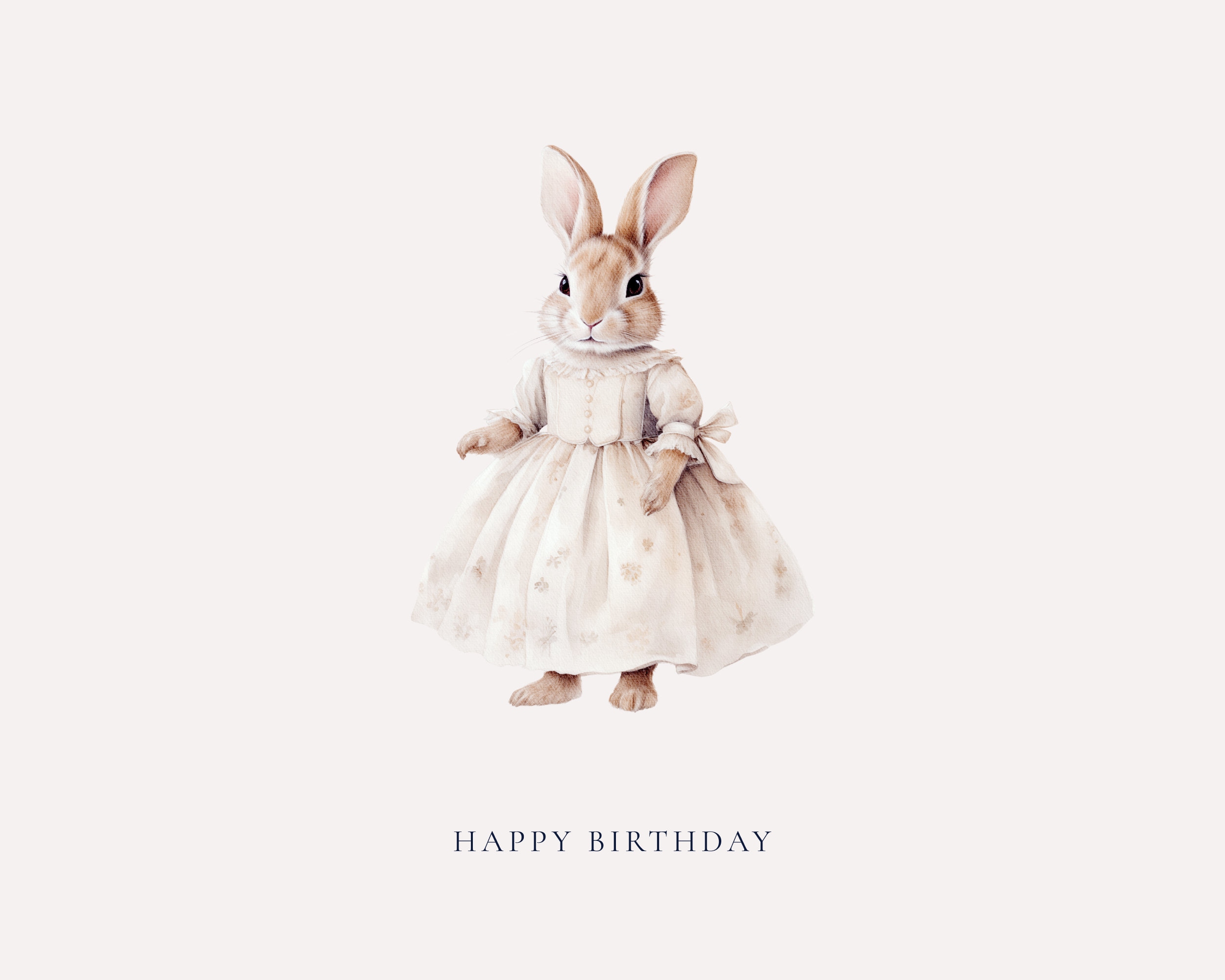 Watercolor Bunny Rabbit Clipart, Baby Girl Clipart Png, Bunny Nursery ...