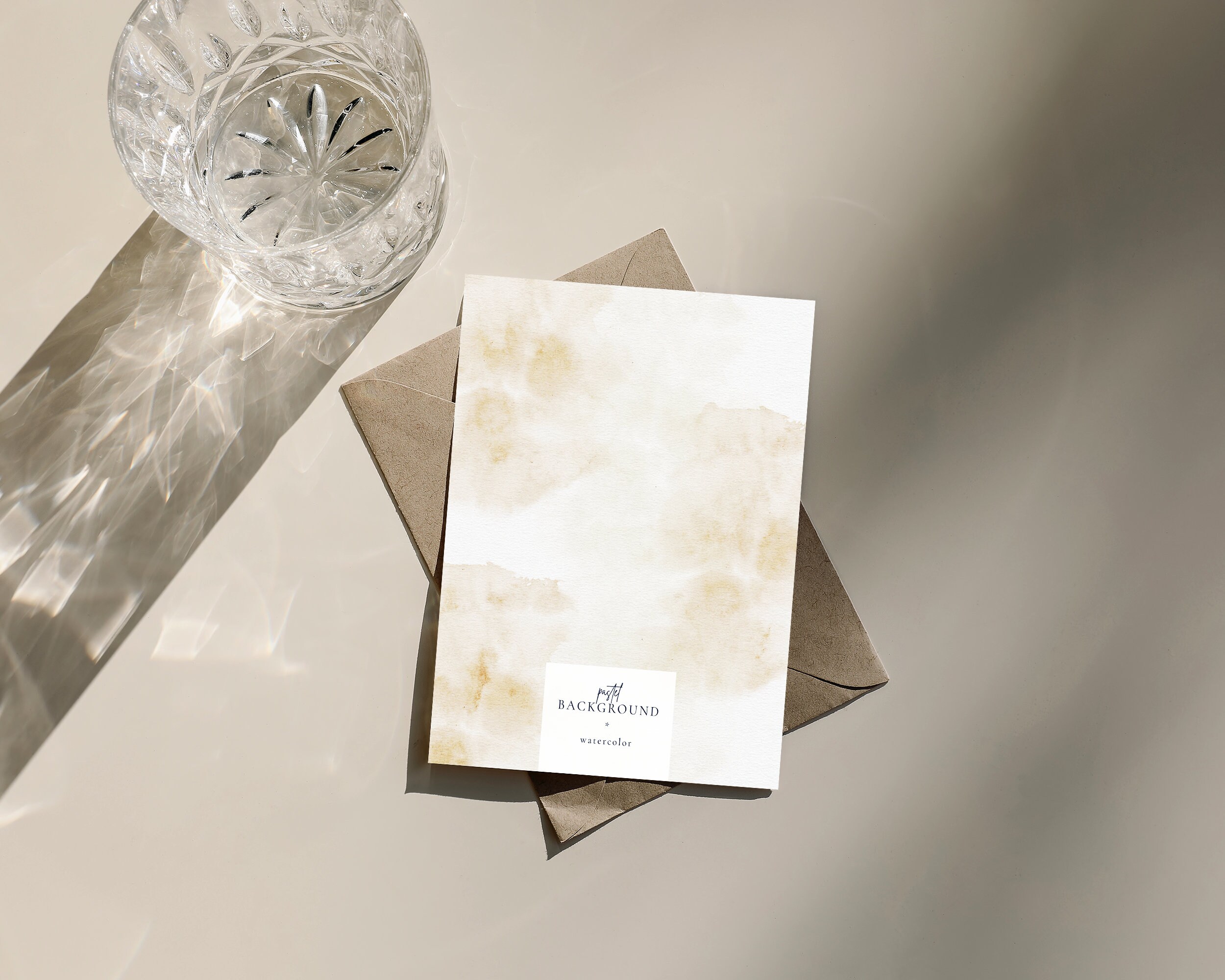 Watercolor Background Digital Clip Art, Neutral Watercolor Splatter ...