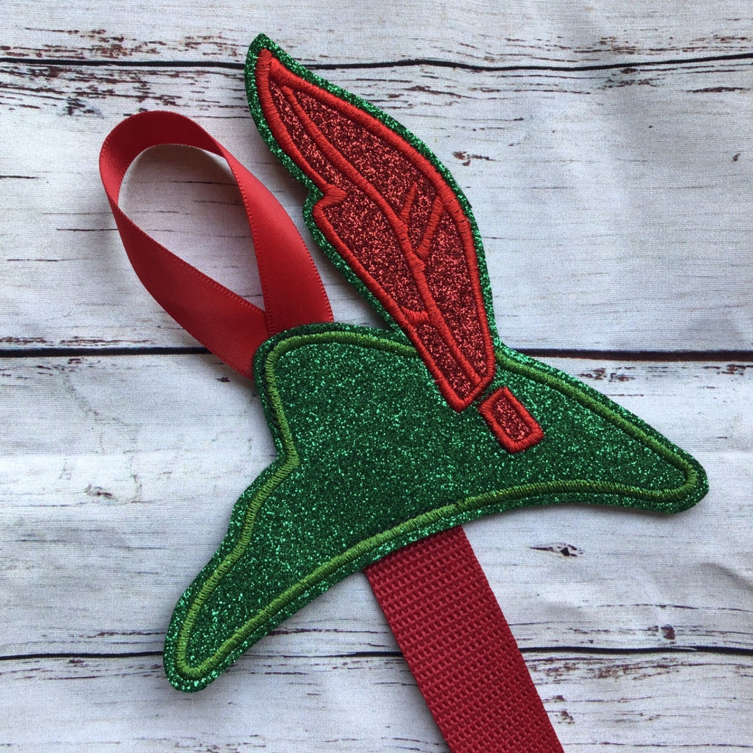 Peter Pan Cap and Feather Inspired Ear/bow Holder, Display Your Ears ...