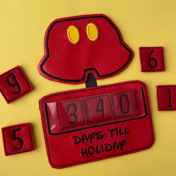 Mickey Mouse Christmas Countdown - Etsy