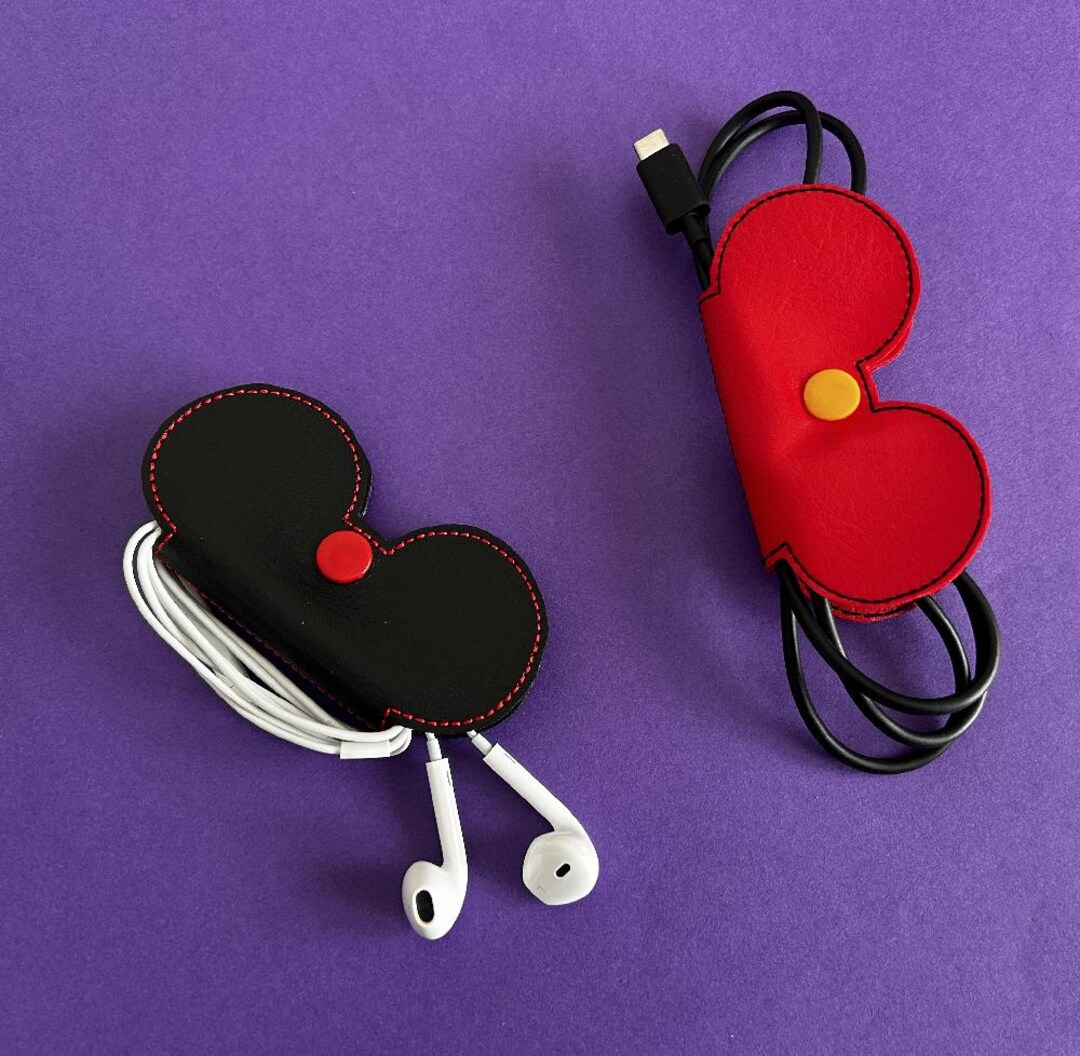 Mickey Mouse Inspired Cable Tidy, Earphone, Headphone, Charger Cables ...