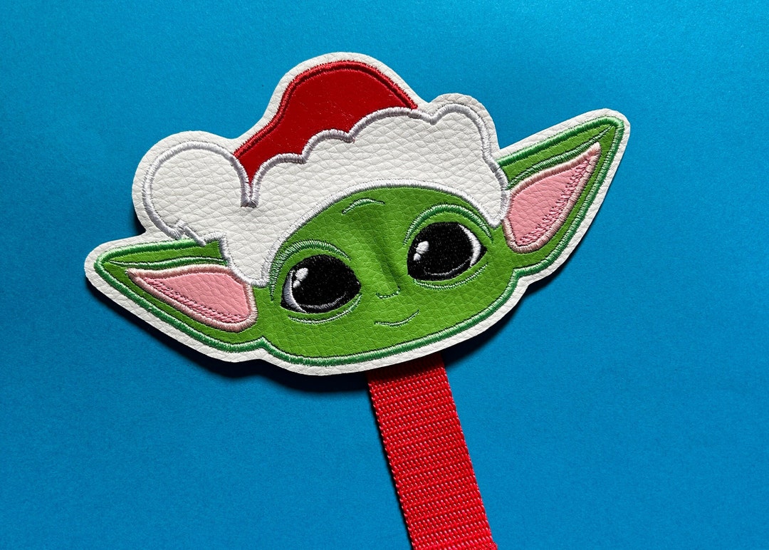 Christmas Santa Grogu / Baby Yoda Inspired Ear/bow Holder, Display Your ...