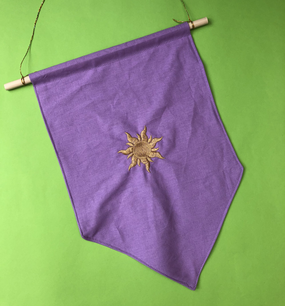 Corona Sun Rapunzel and Tangled Inspired Embroidered Pin - Etsy