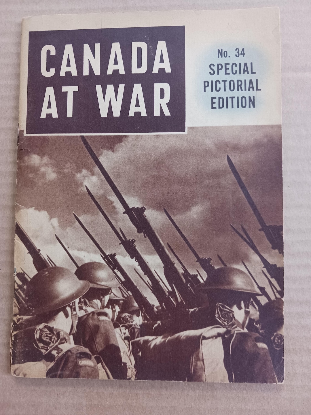 Booklet CANADA AT WAR 1944 - Etsy