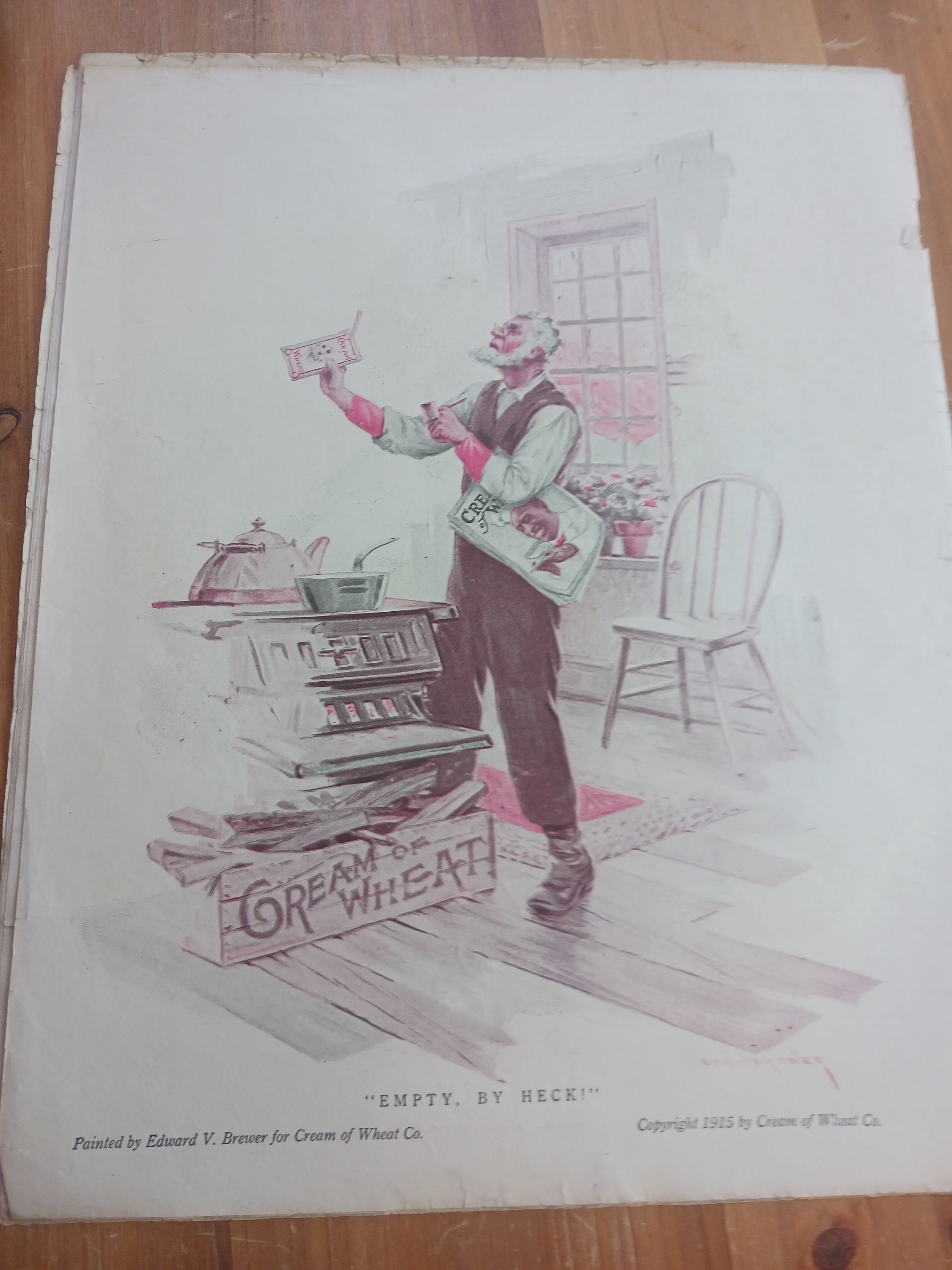 CREAM OF WHEAT Ad - With Magazine - March 1921 - Etsy