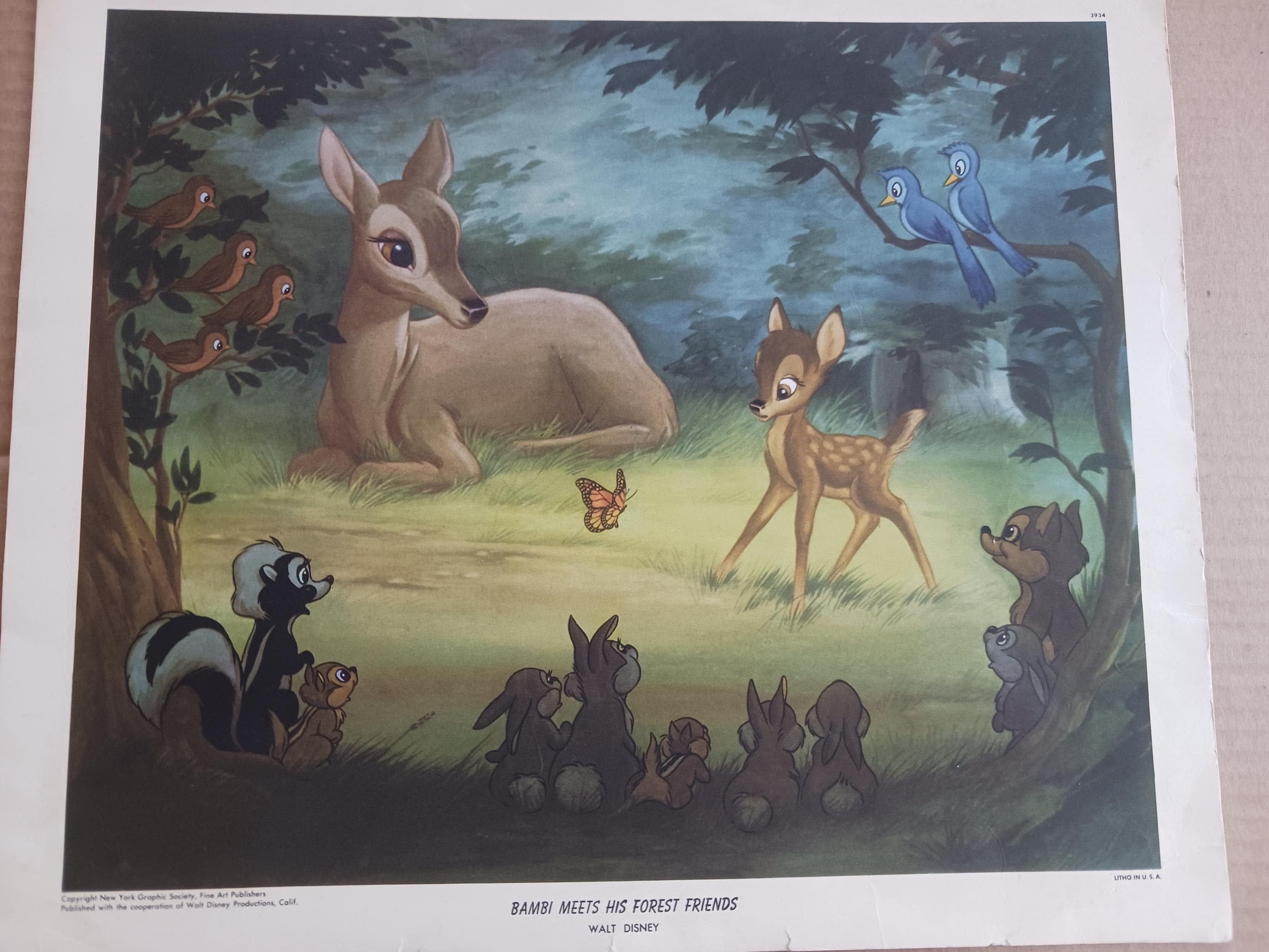 BAMBI MEETS His FRIENDS - Circa 1950's - Etsy