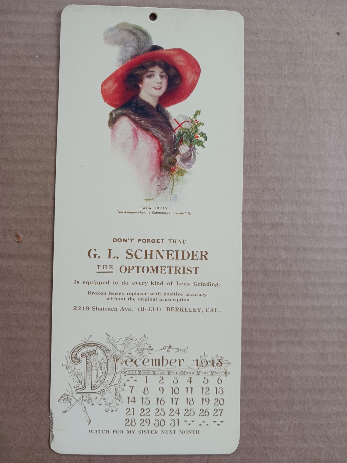 4 VINTAGE CALENDARS = 1913 AND 1914 - Etsy