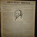 7 ORIGINAL HISTORICAL NEWSPAPERS - 1832, 1835, 1850, 1855, 1873,1884 ...