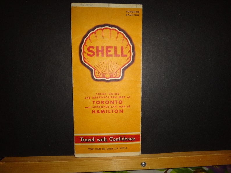SHELL STREET GUIDE - Toronto and Hamilton - 1941 - Etsy