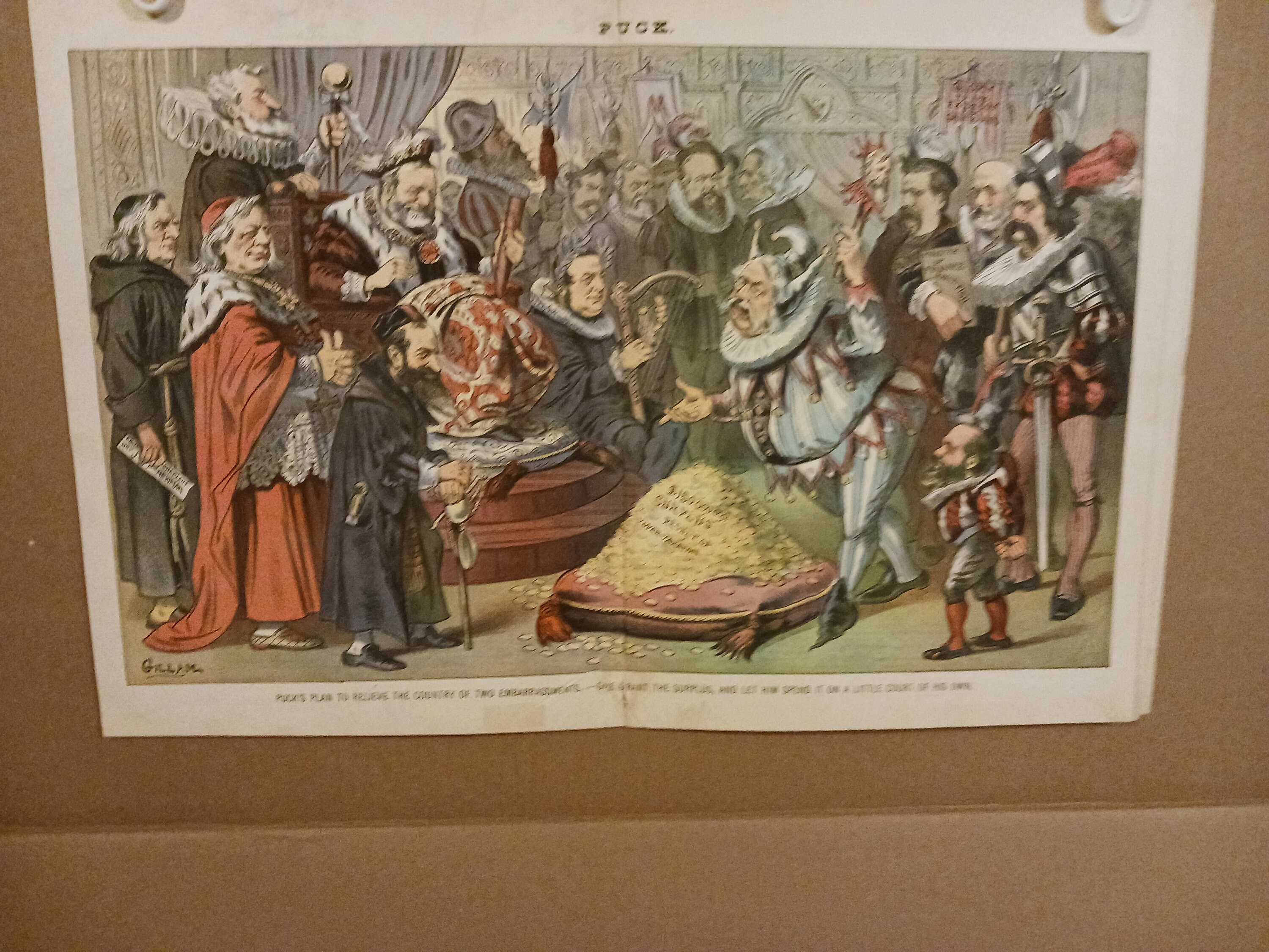 Puck Magazine - GIVE GRANT the SURPLUS - May 21, 1884 - Etsy