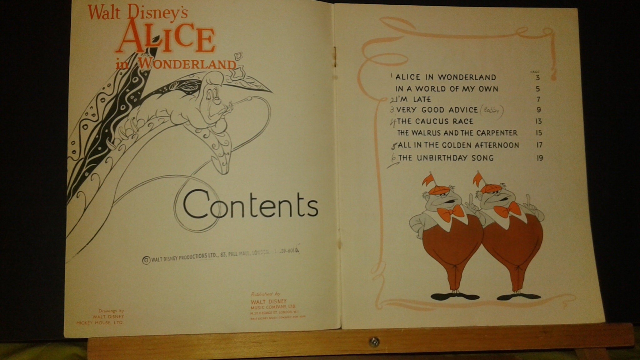 Walt Disney's ALICE IN WONDERLAND - 1951 - Etsy