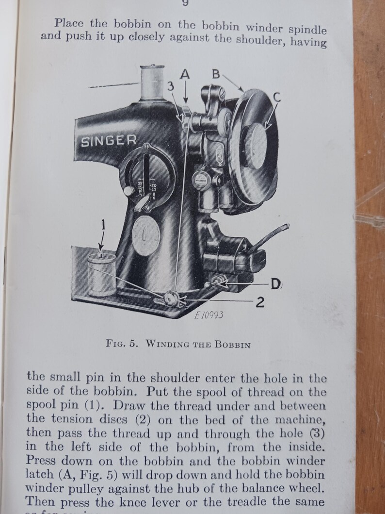 Booklet - SINGER ELECTRIC SEWING Machine - 1936 - Etsy