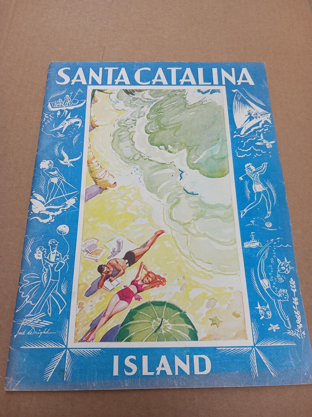 SANTA CATLINA ISLAND - Circa - 1930's - Etsy