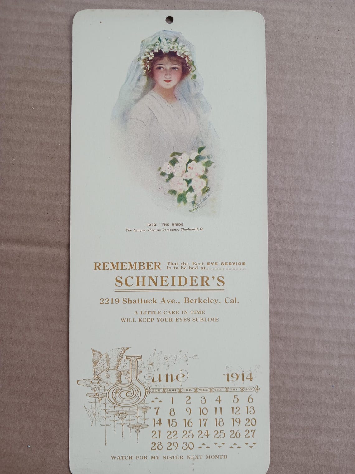4 VINTAGE CALENDARS = 1913 AND 1914 - Etsy