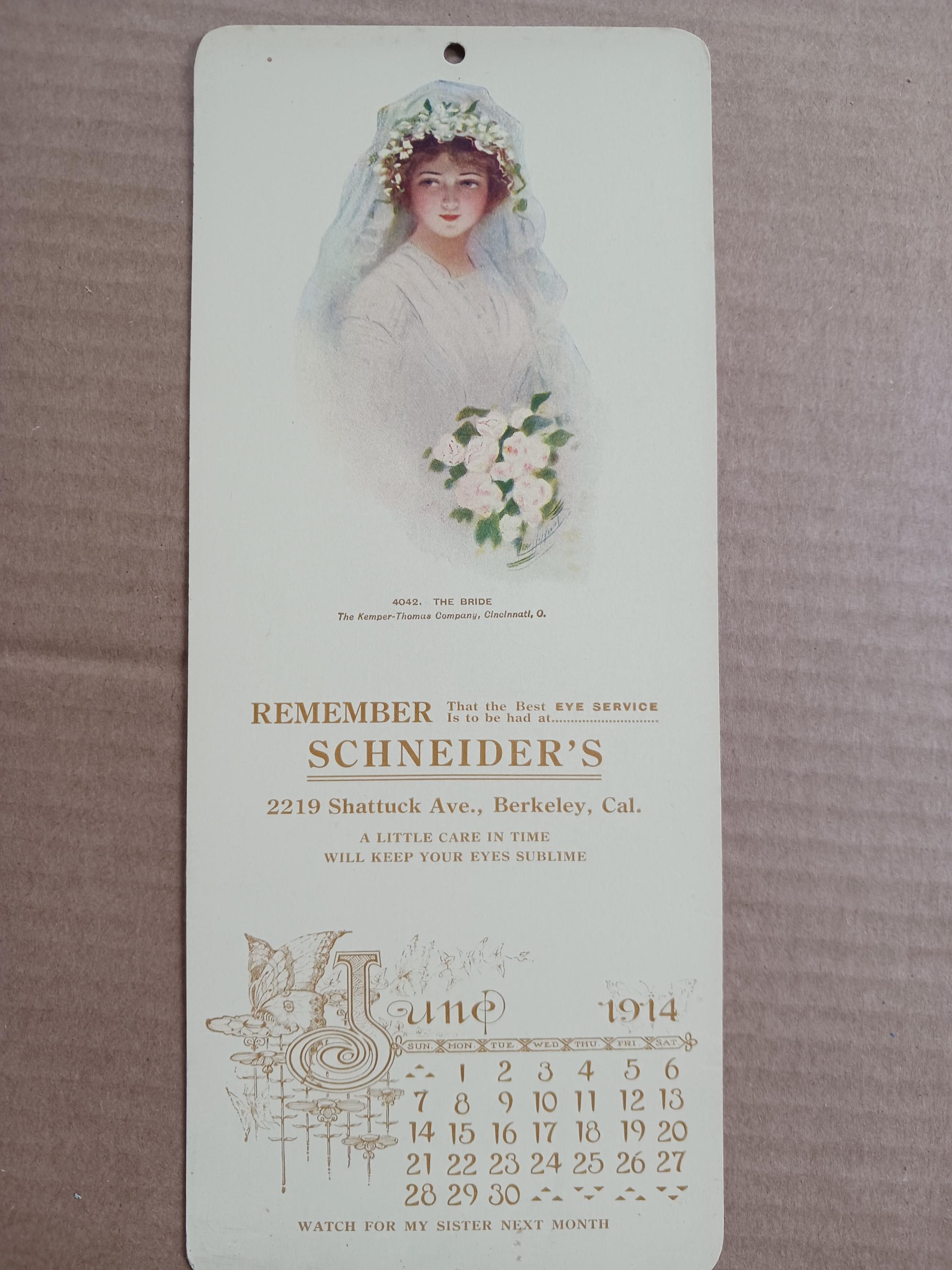 4 VINTAGE CALENDARS = 1913 AND 1914 - Etsy