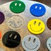 Colorful Smiley Face Style Acrylic Coasters for Home, Table Setting ...