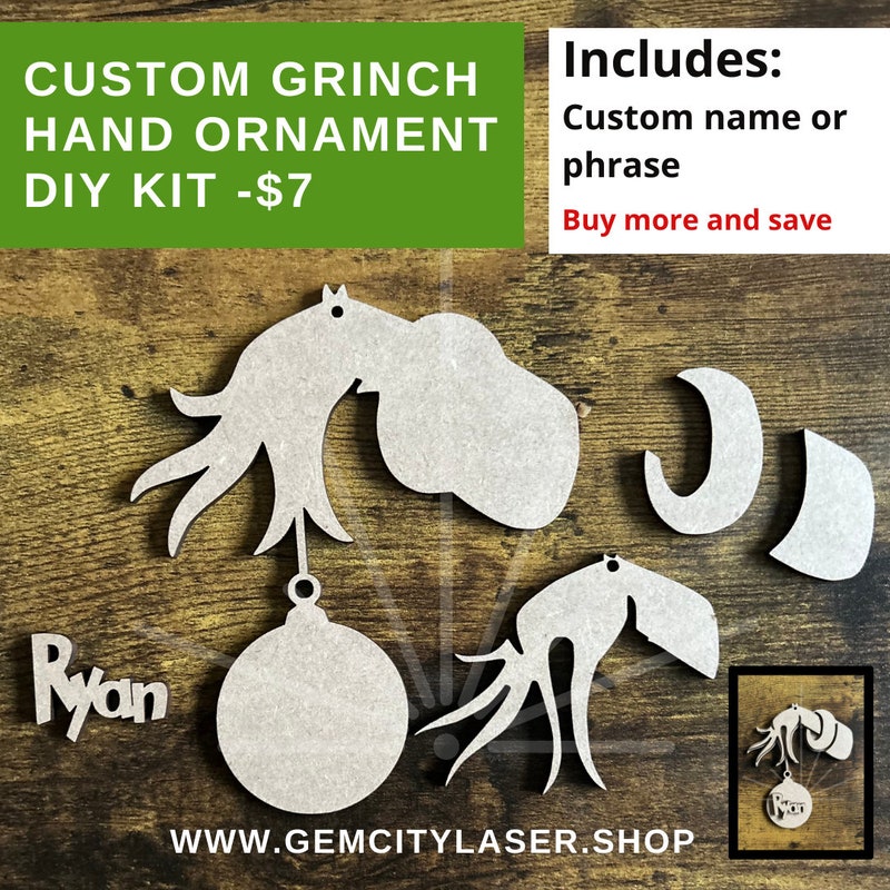 La mano del grinch - Etsy México