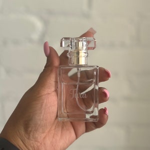 BOGO Gold Glass 100ml Perfume Bottle With Engraving, Perfect for ...