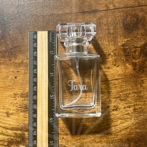 BOGO Gold Glass 100ml Perfume Bottle With Engraving, Perfect for ...